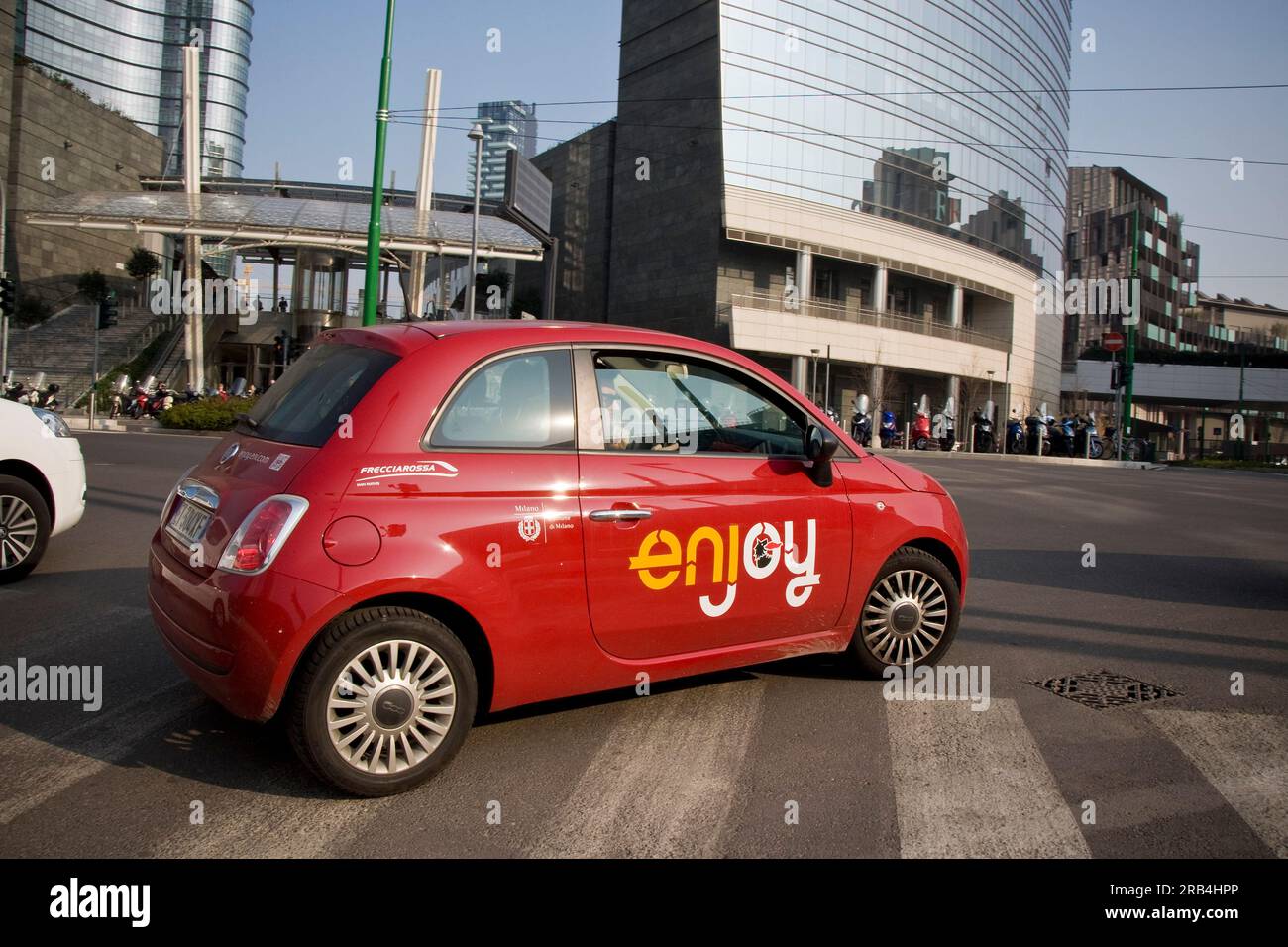 Car sharing. Milan. Italy Stock Photo - Alamy