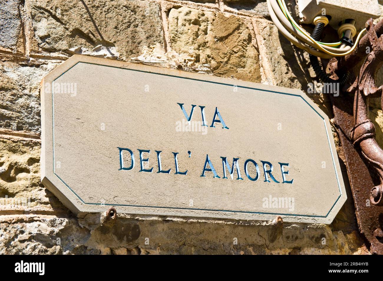 Riomaggiore sign hi-res stock photography and images - Alamy