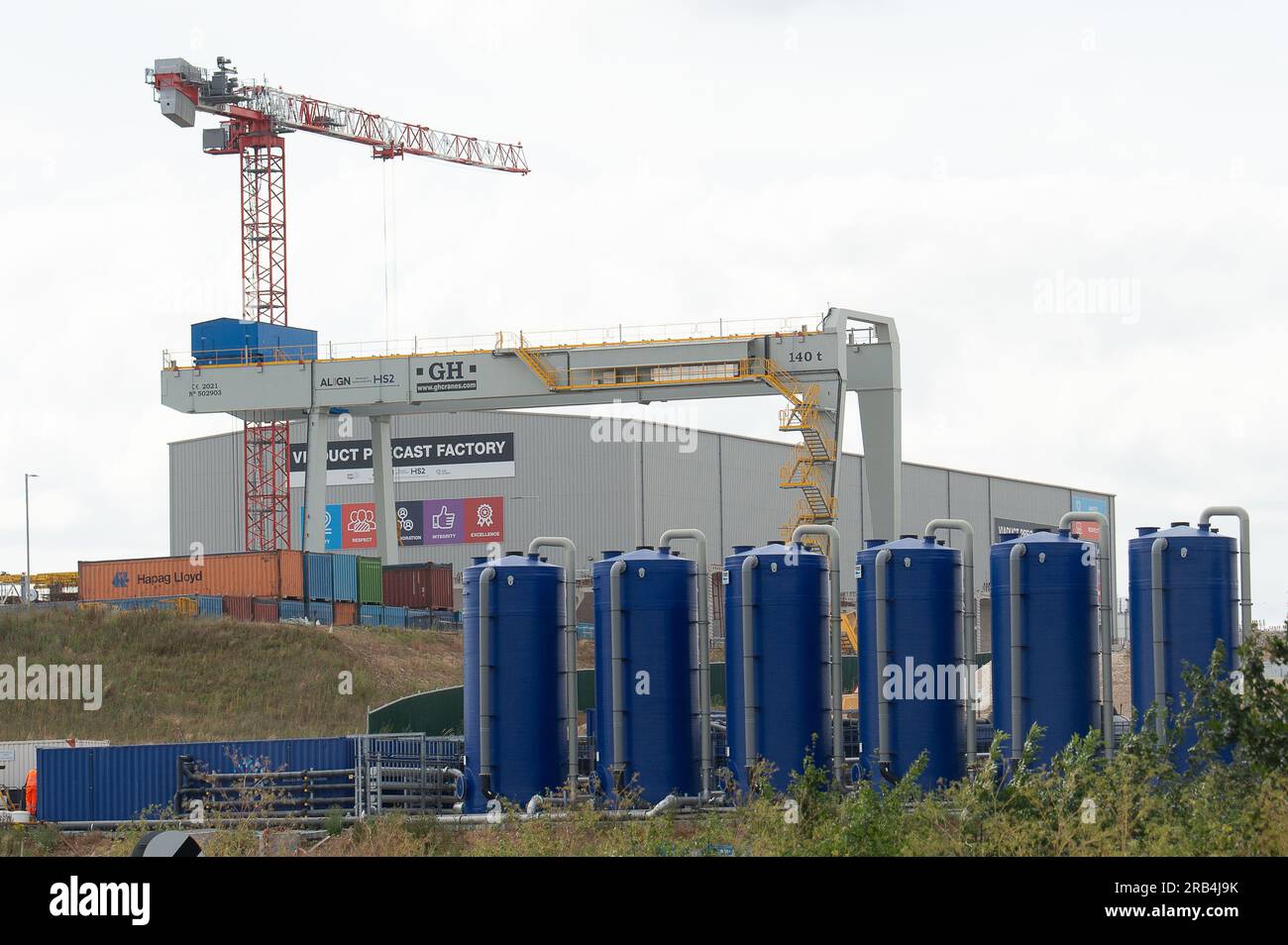 Viaduct precast factory hi-res stock photography and images - Alamy