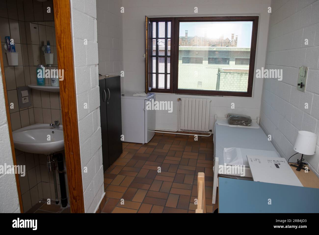 Illustration picture shows a cell during the inauguration and a press visit to the Vorst-Forest ...