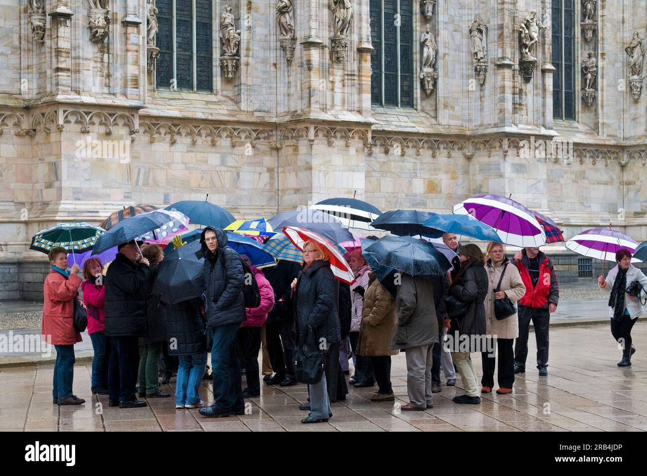 Rainy day. Milan. Italy Stock Photo - Alamy