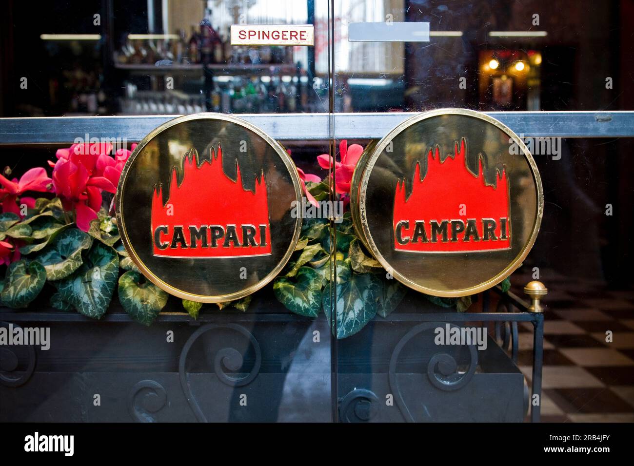 Camparino Bar. Milan. Italy Stock Photo - Alamy