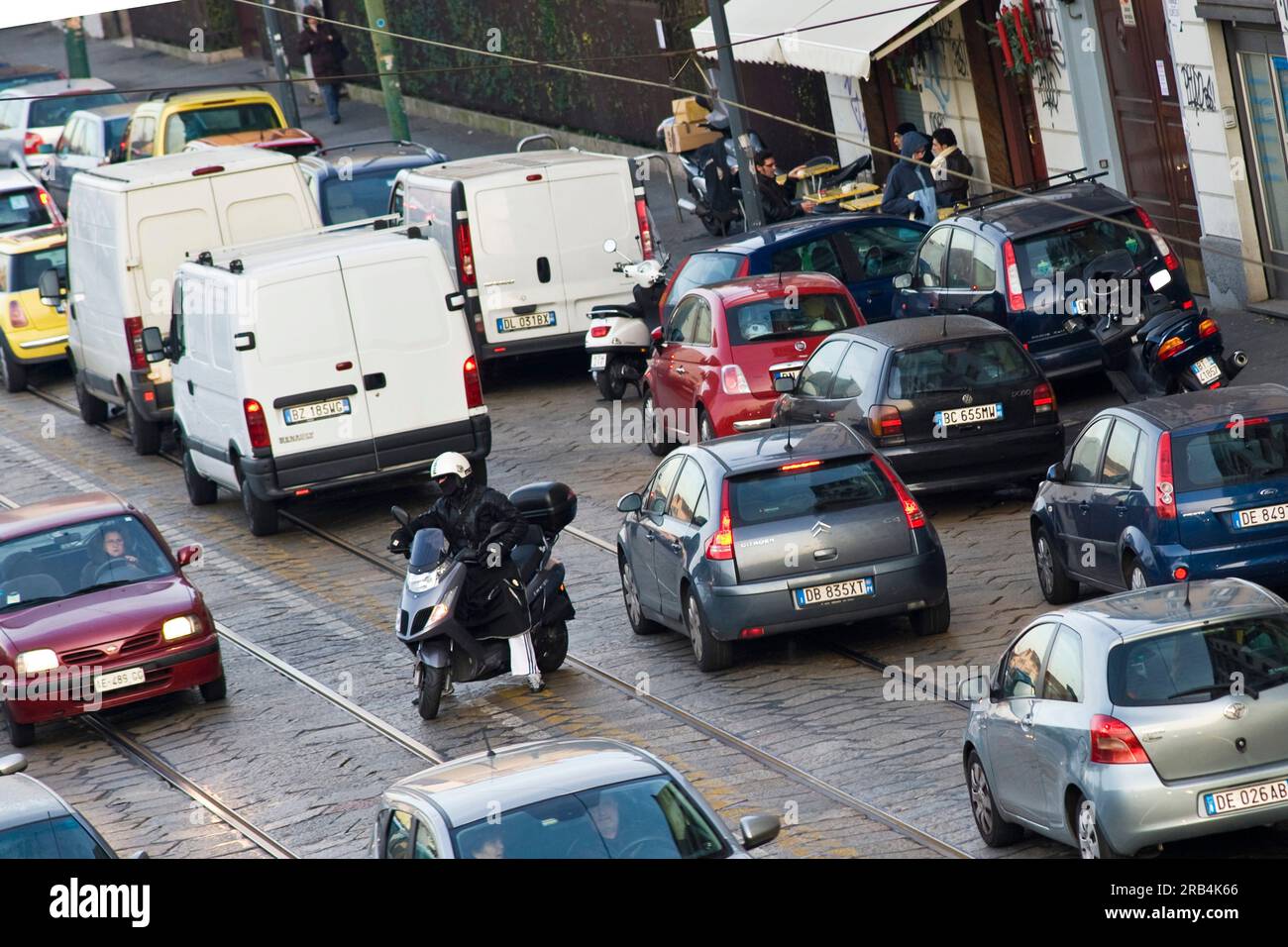 Milan roads hi-res stock photography and images - Alamy