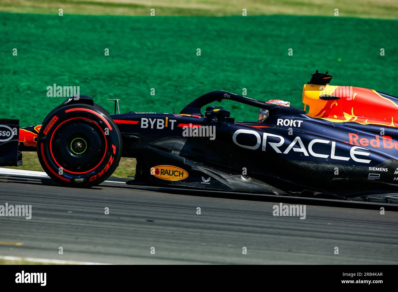 Silverstone, Royaume Uni. 07th July, 2023. 01 VERSTAPPEN Max (nld), Red Bull Racing RB19, action ...