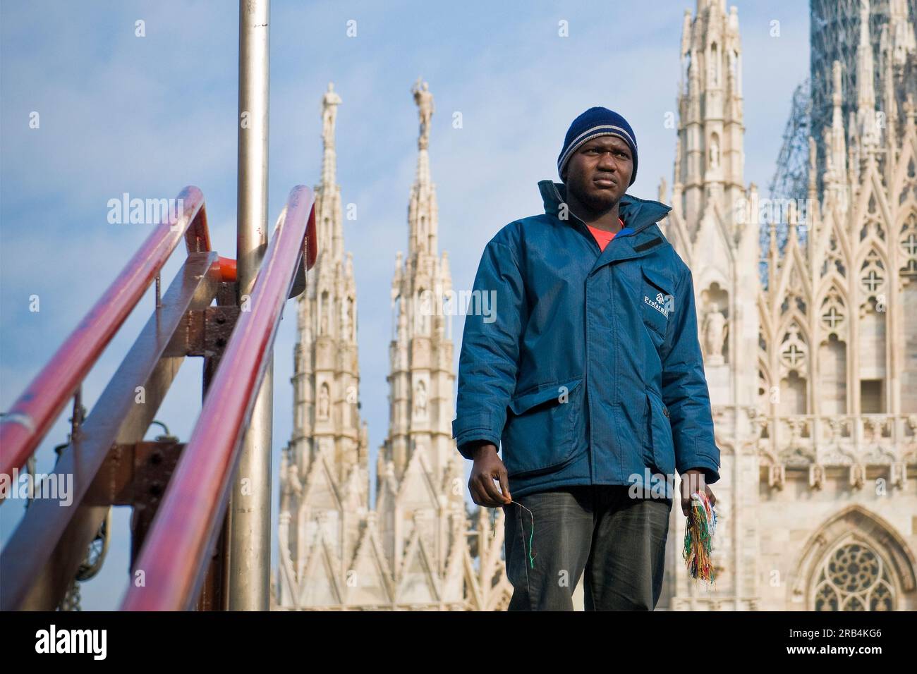 African immigrant. Milan. Italy Stock Photo - Alamy