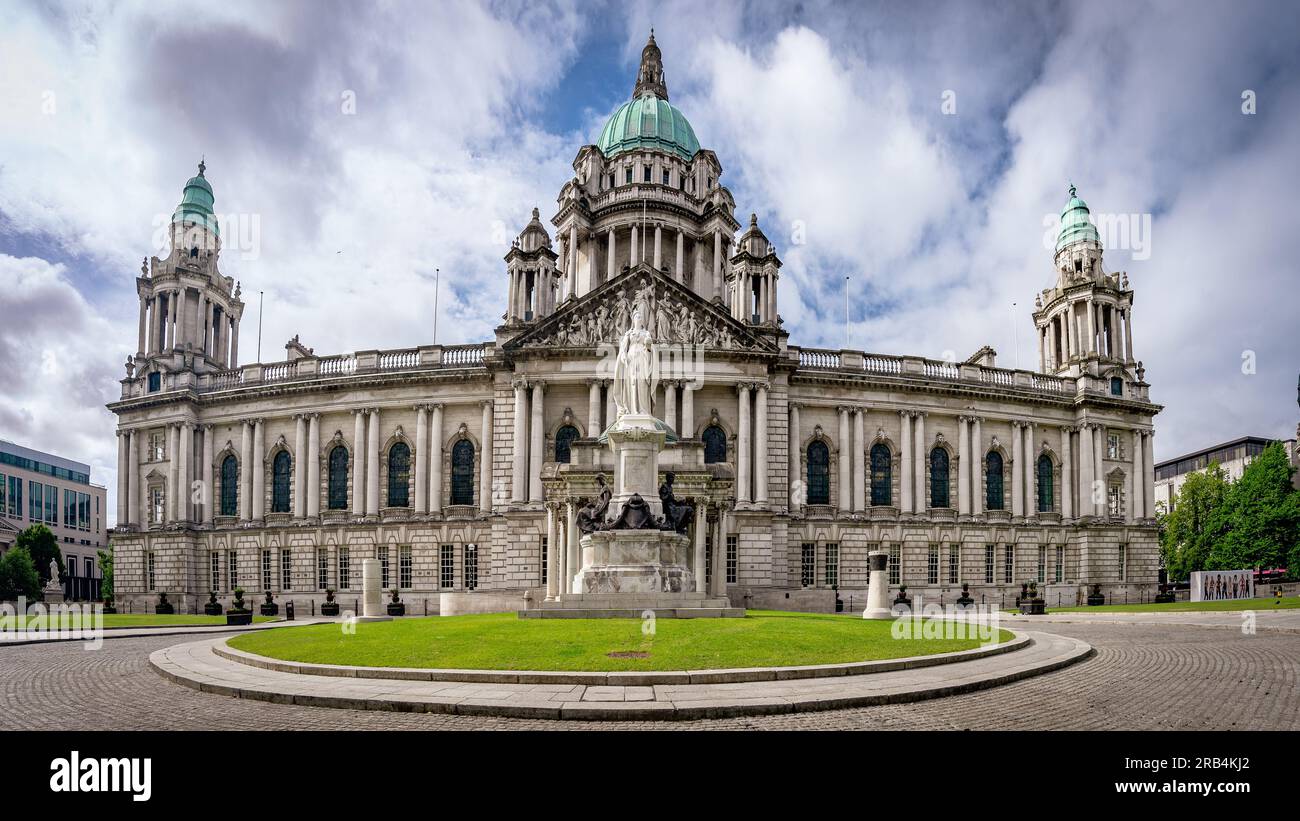 Belfast city centre summer hi-res stock photography and images - Alamy