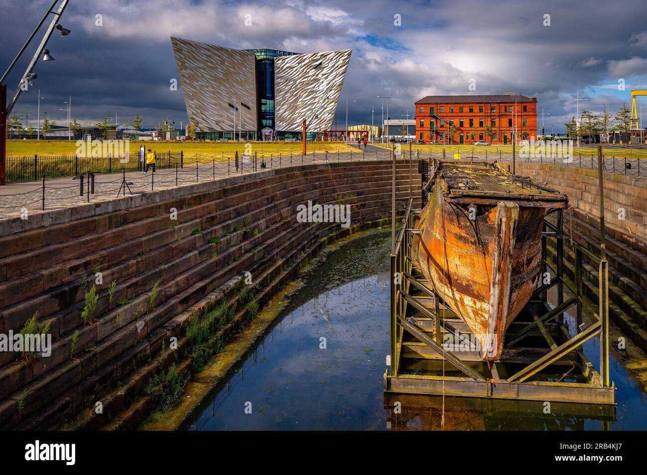 Belfast, Northern Ireland - Titanic museum Stock Photo - Alamy