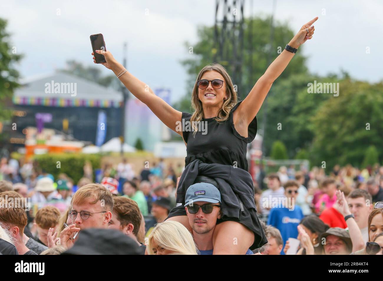 Glasgow, UK. 07th July, 2023. The 2023 TRNSMt annual music festival ...