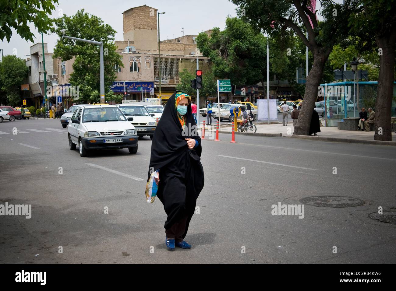 Iran. Qazvin. woman Stock Photo - Alamy