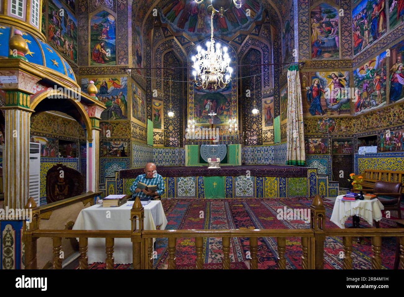 Vank cathedral. armenian apostolic church in isfahan. Iran Stock Photo ...