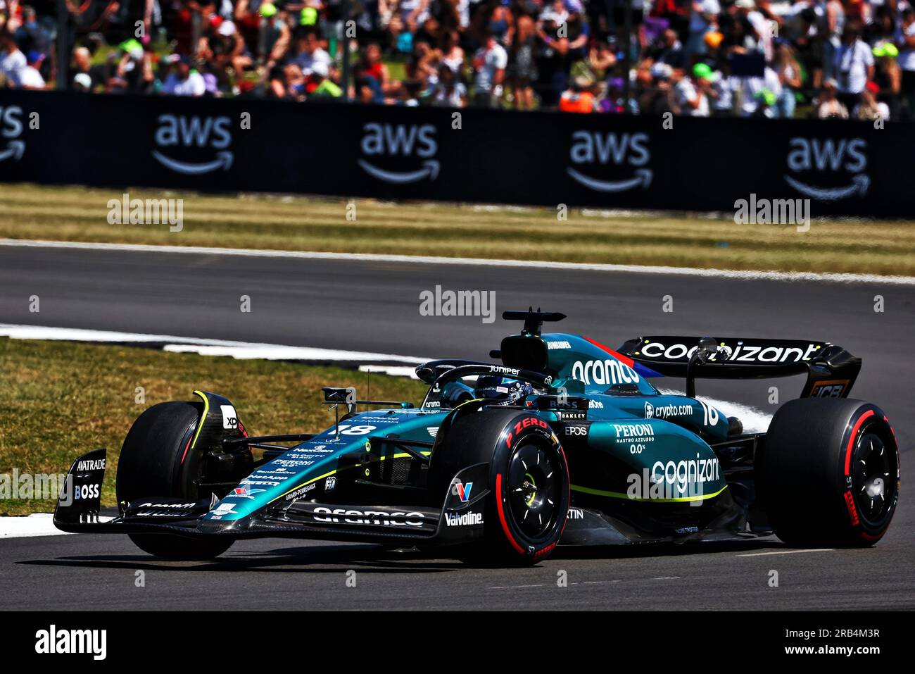 Silverstone, UK. 07th July, 2023. Lance Stroll (CDN) Aston Martin F1 Team AMR23. Formula 1 World ...