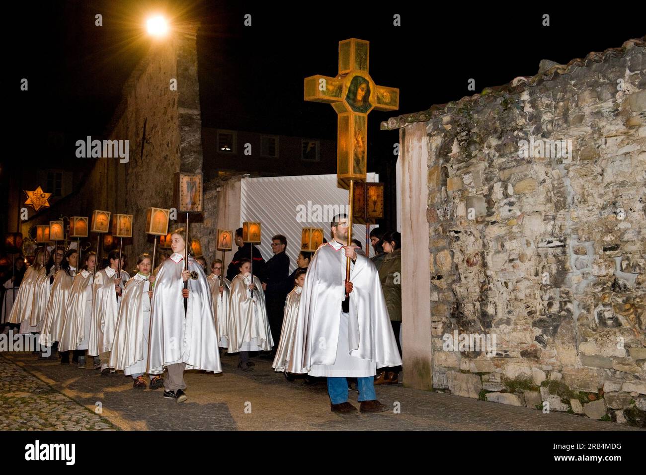 Switzerland. Canton Ticino. Mendrisio. Easter procession Stock Photo - Alamy