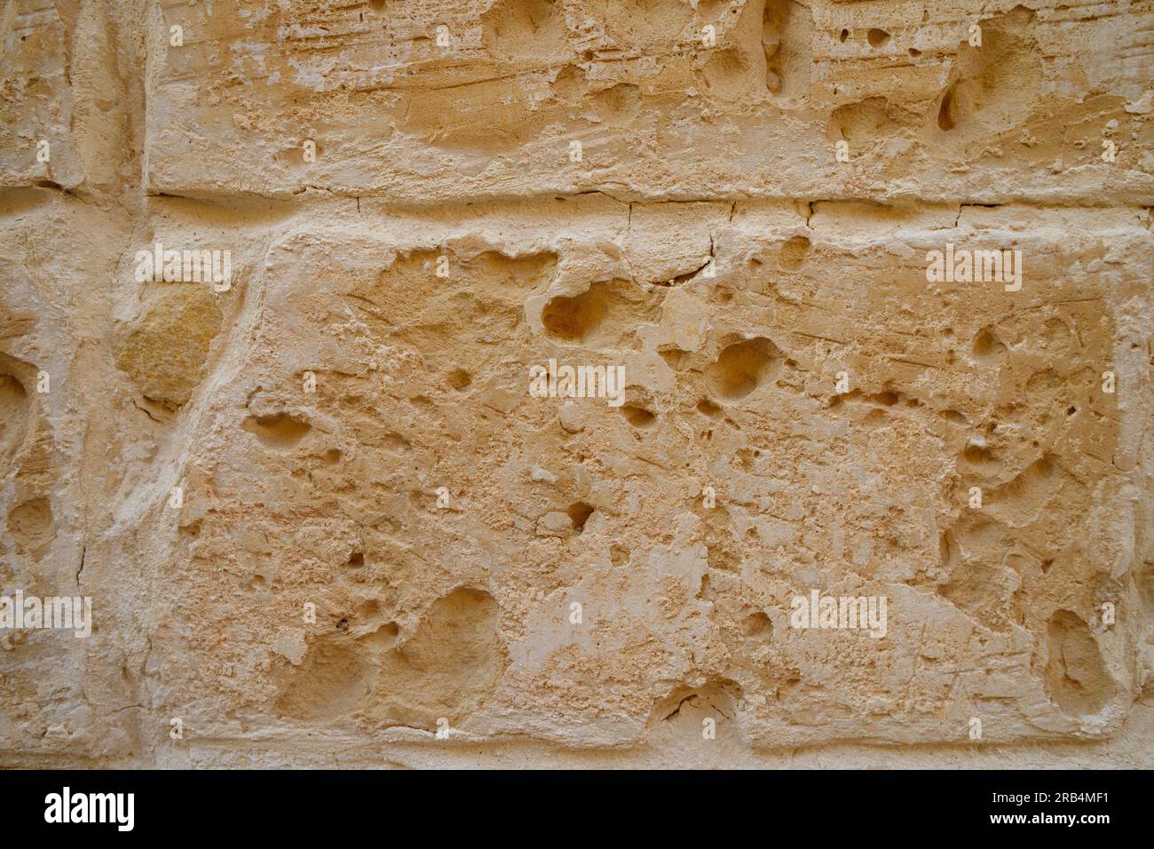 Malta, Mdina, Yellow sandstone texture as background, texture for ...
