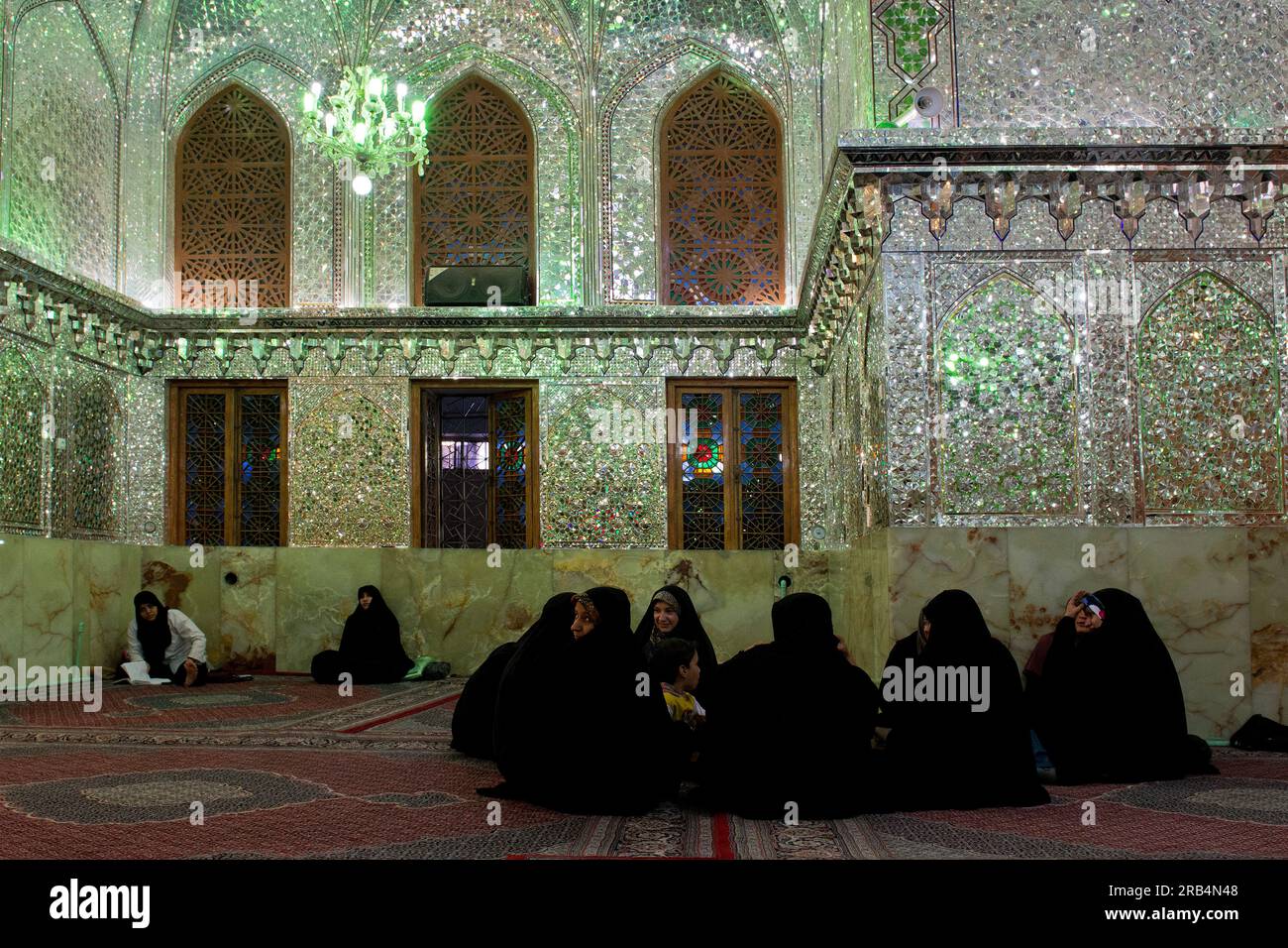 Iran. Shiraz. Aliebne Hamze Shrine Stock Photo - Alamy