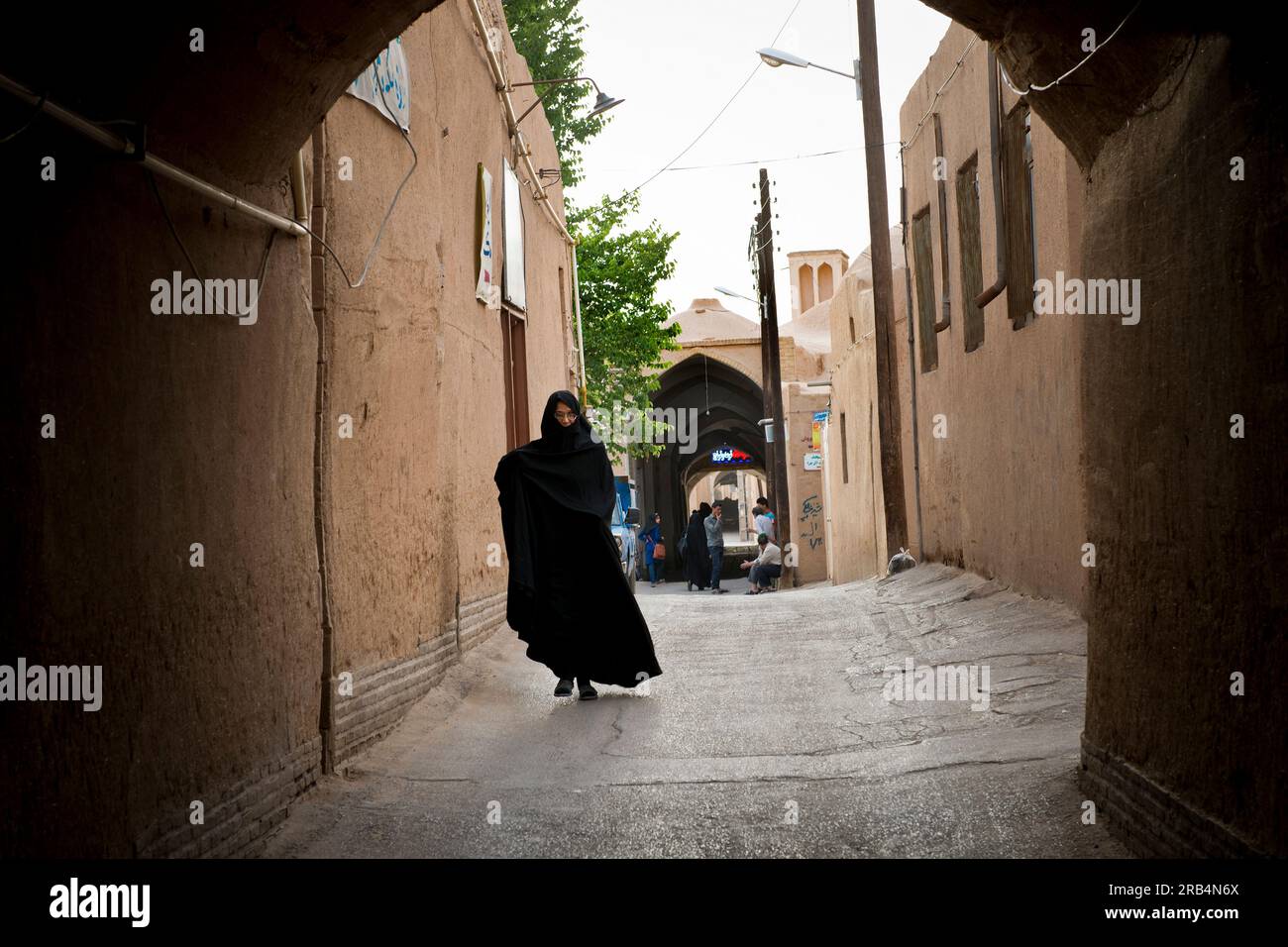 Old town. yazd. Iran Stock Photo - Alamy