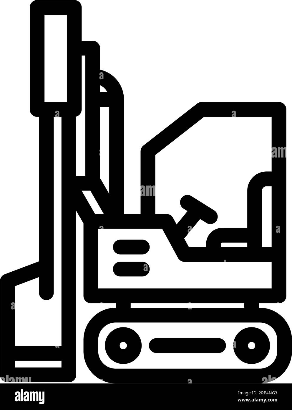 Construction project land development Black and White Stock Photos ...