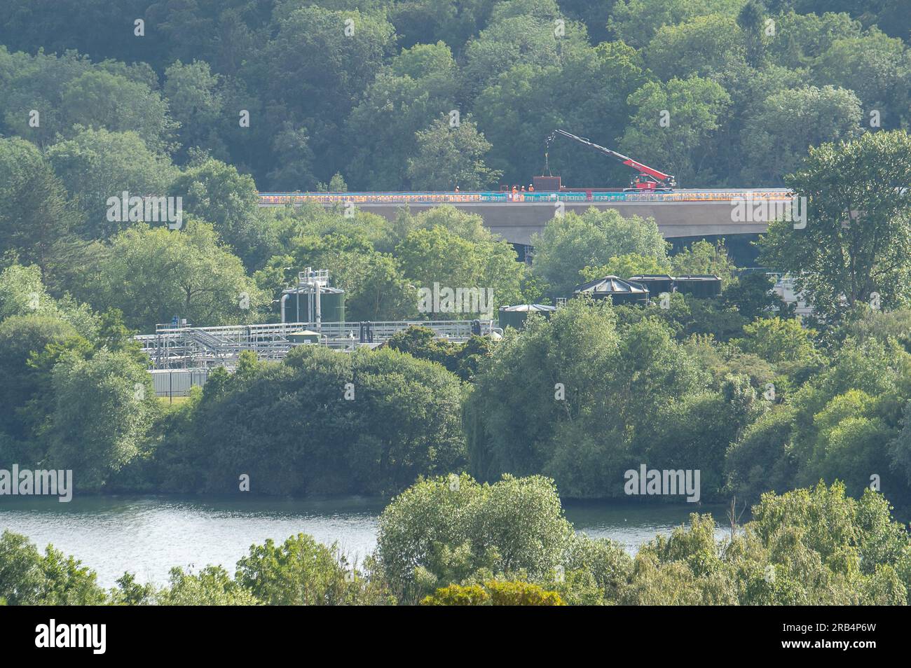Denham, Buckinghamshire, UK. 6th July, 2023. Construction of the HS2 ...