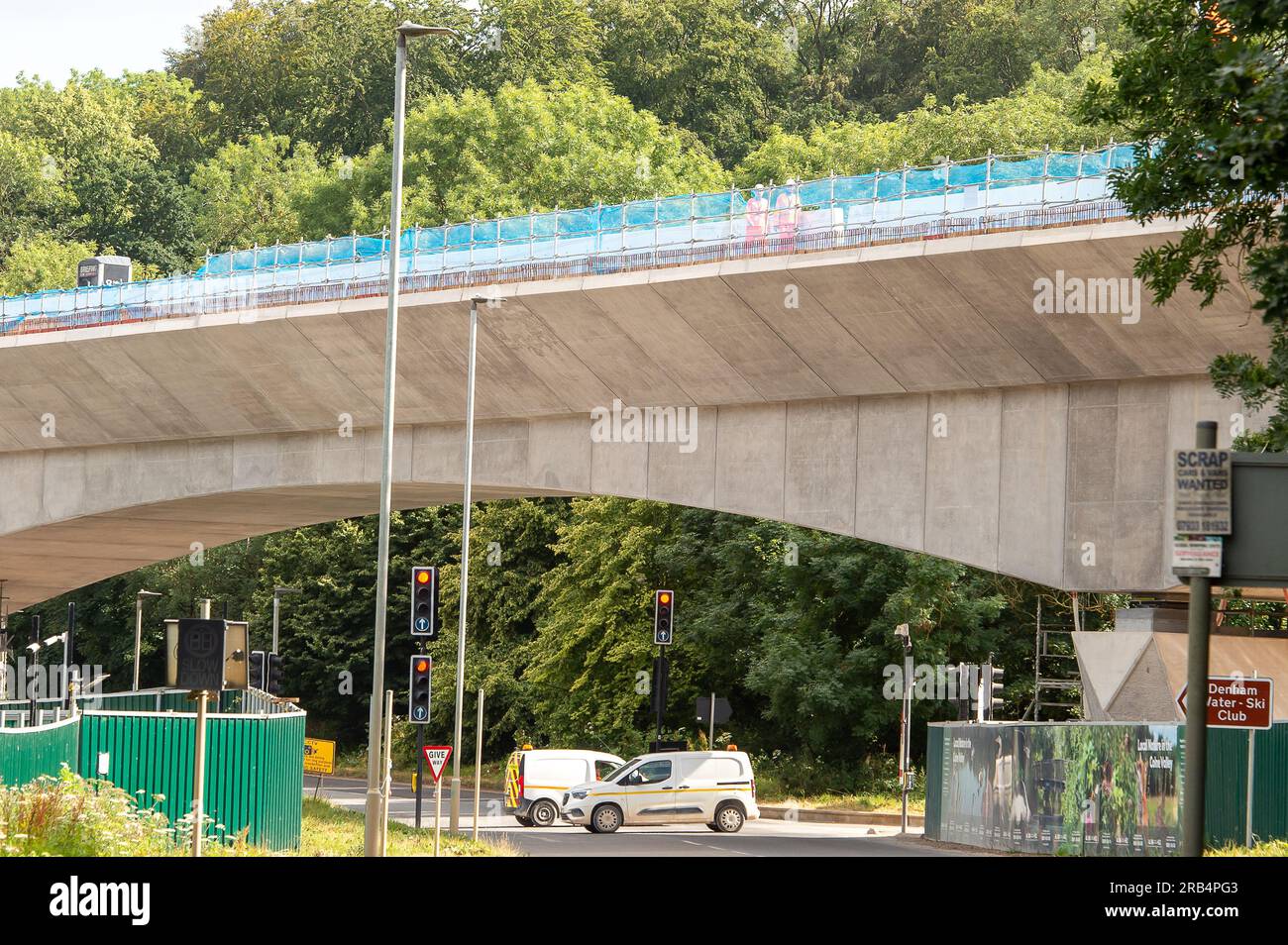 Denham, Buckinghamshire, UK. 6th July, 2023. Construction of the HS2 ...
