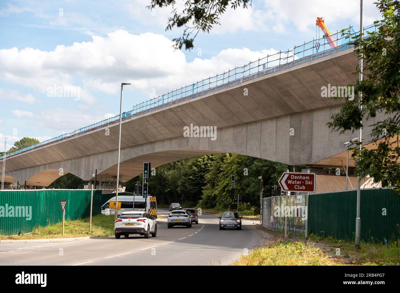 Denham, Buckinghamshire, UK. 6th July, 2023. Construction of the HS2 ...