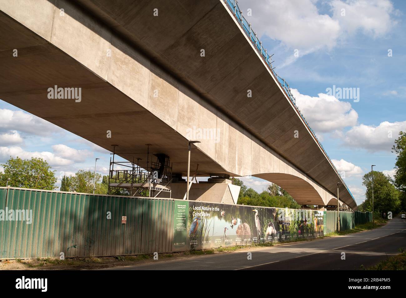 Denham, Buckinghamshire, UK. 6th July, 2023. Construction of the HS2 ...