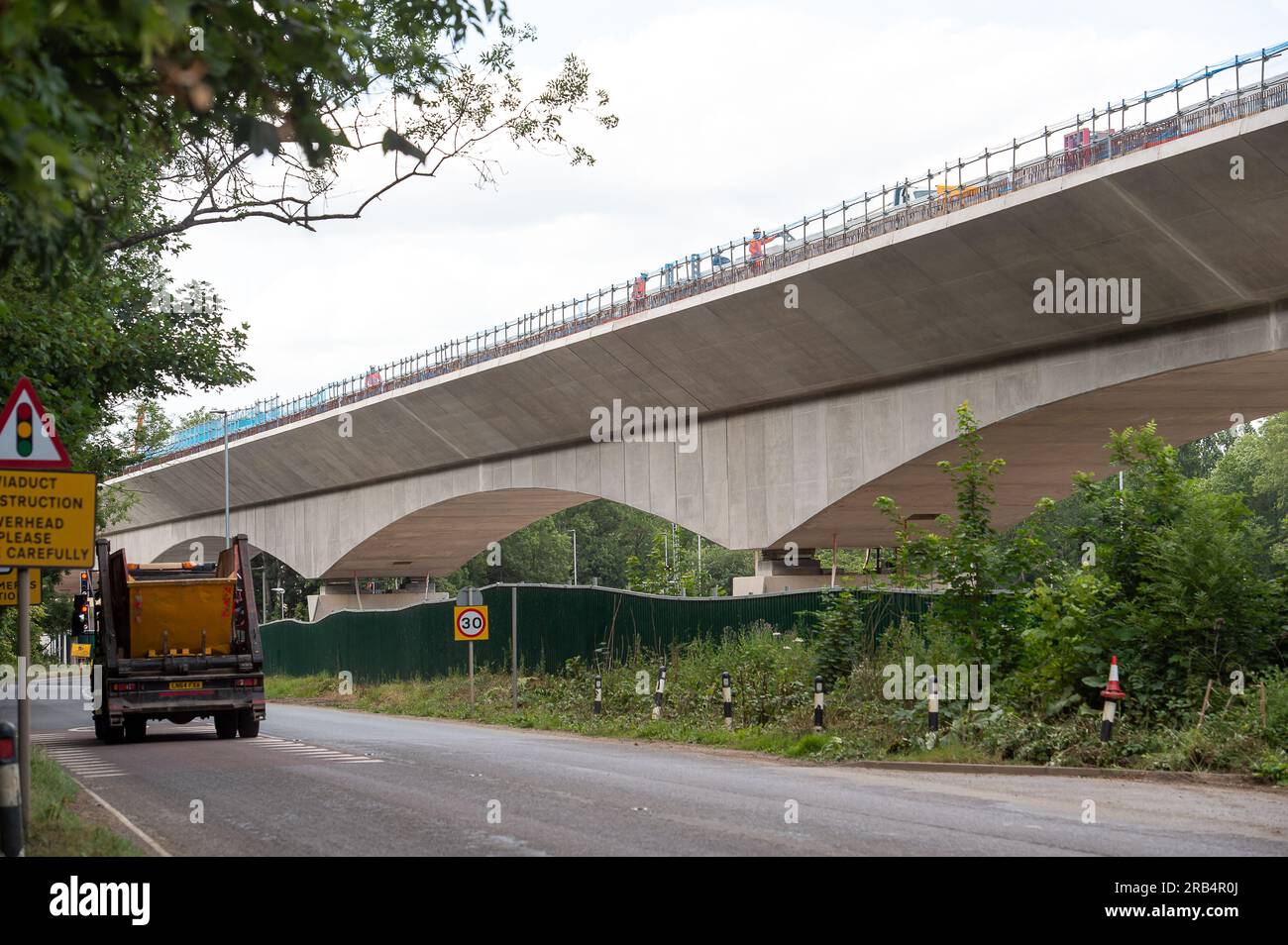 Denham, Buckinghamshire, UK. 6th July, 2023. Construction of the HS2 ...