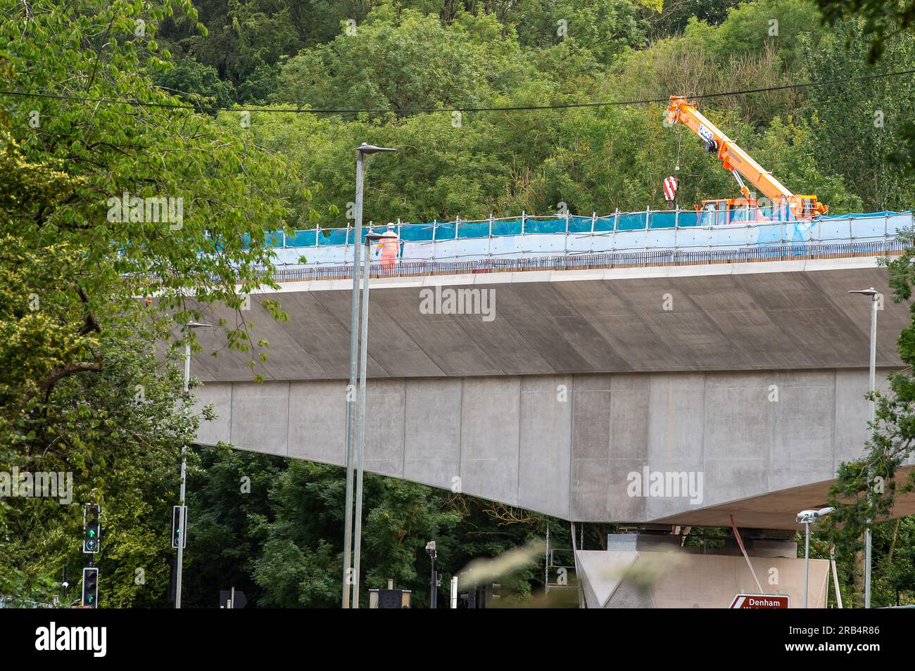 Denham, Buckinghamshire, UK. 6th July, 2023. Construction of the HS2 ...