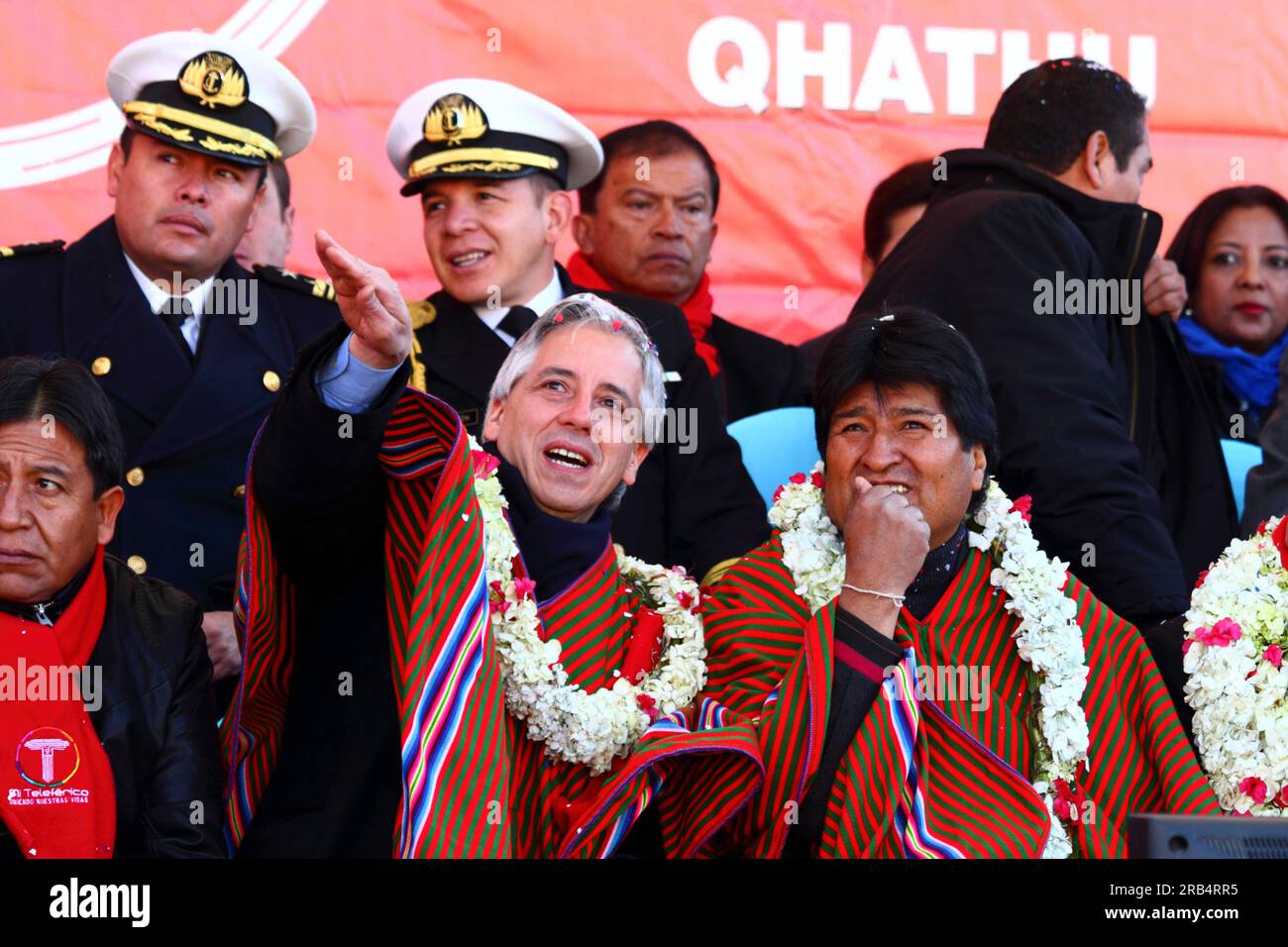 La Paz, Bolivia. 30th May 2014. Bolivian president Evo Morales Ayma ...