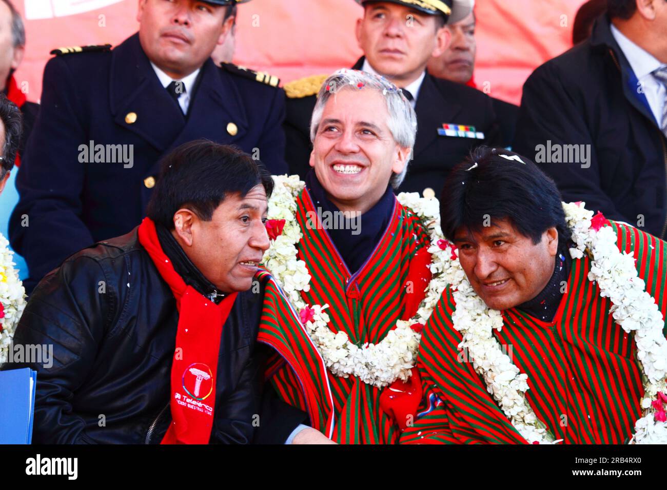 La Paz, Bolivia. 30th May 2014. Bolivian president Evo Morales Ayma ...