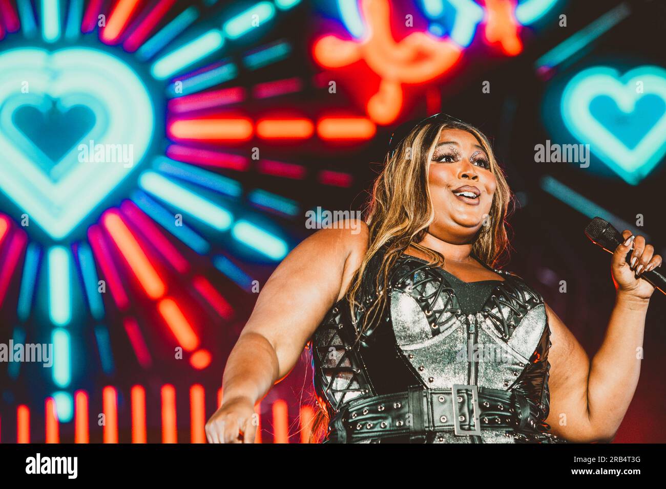 American pop singer Melissa Viviane Jefferson better known as Lizzo ...