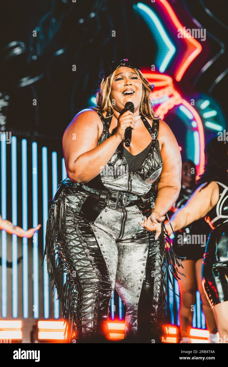 American pop singer Melissa Viviane Jefferson better known as Lizzo ...