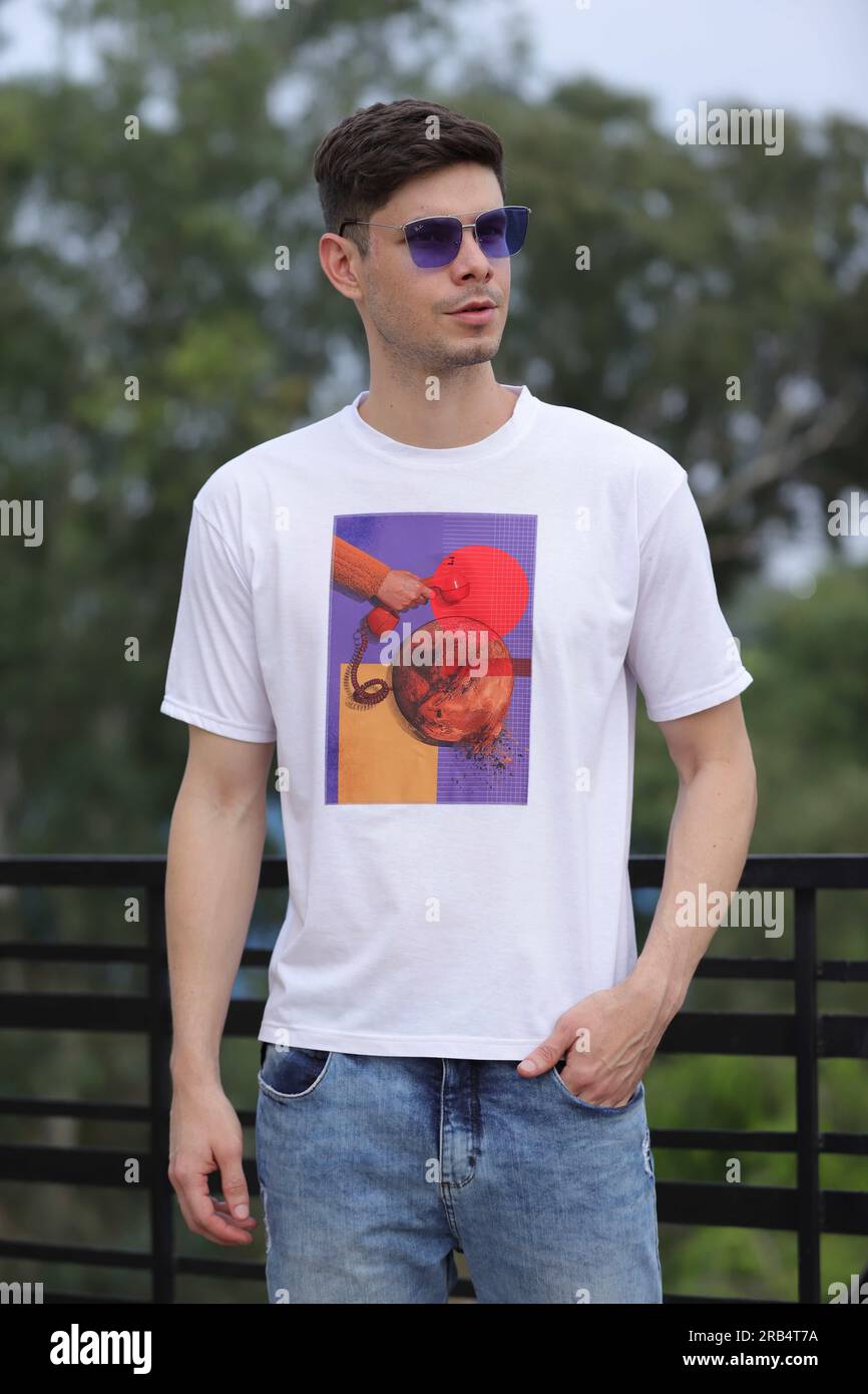 Male model displaying custom fashion hi-res stock photography and ...