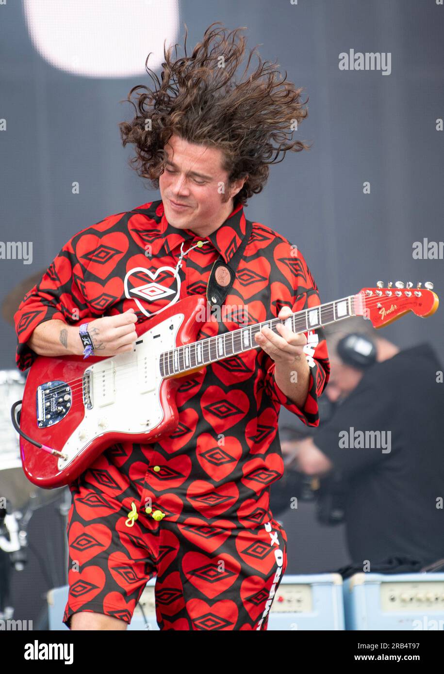 The View performing on the main stage at the TRNSMT Festival at Glasgow ...