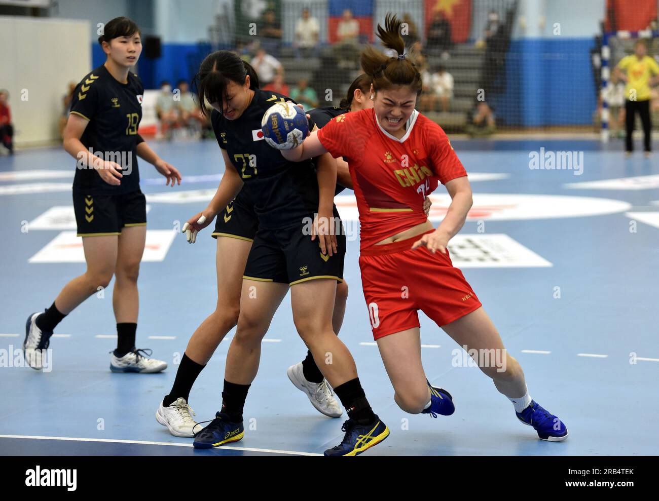 Hong Kong, China. 7th July, 2023. Hou Changqing (1st R) of China ...