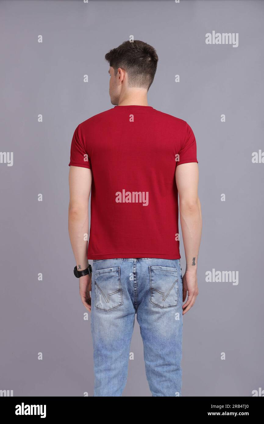 Fashion model with custom graphic tee hi-res stock photography and ...