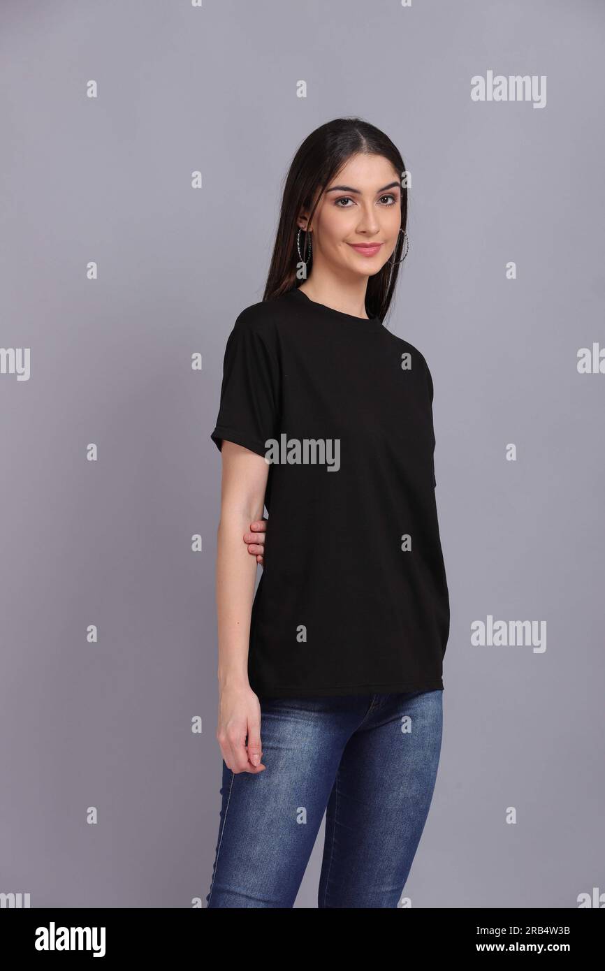 Statement t shirt model hi-res stock photography and images - Alamy