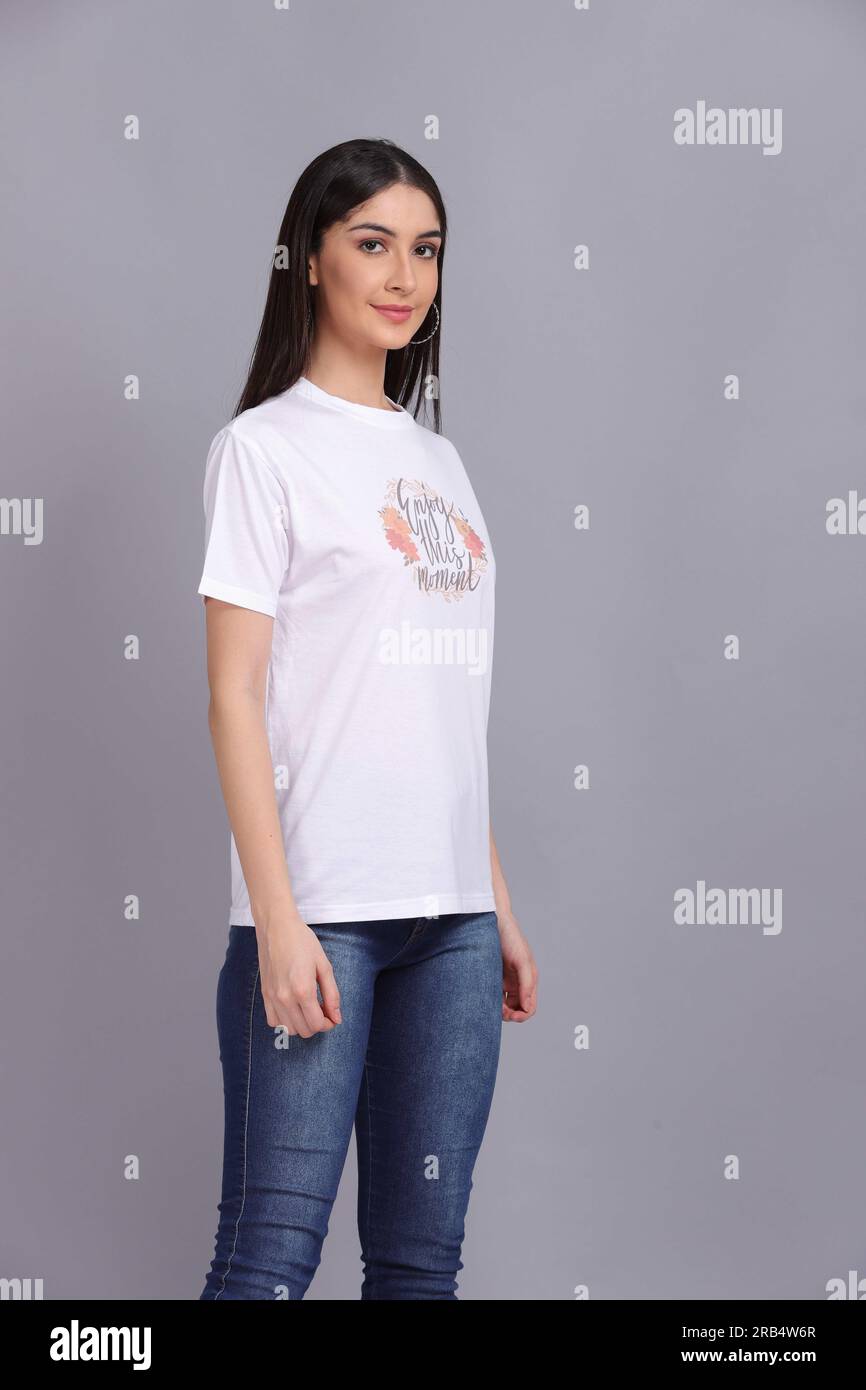 Retro trend shirt design hi-res stock photography and images - Alamy