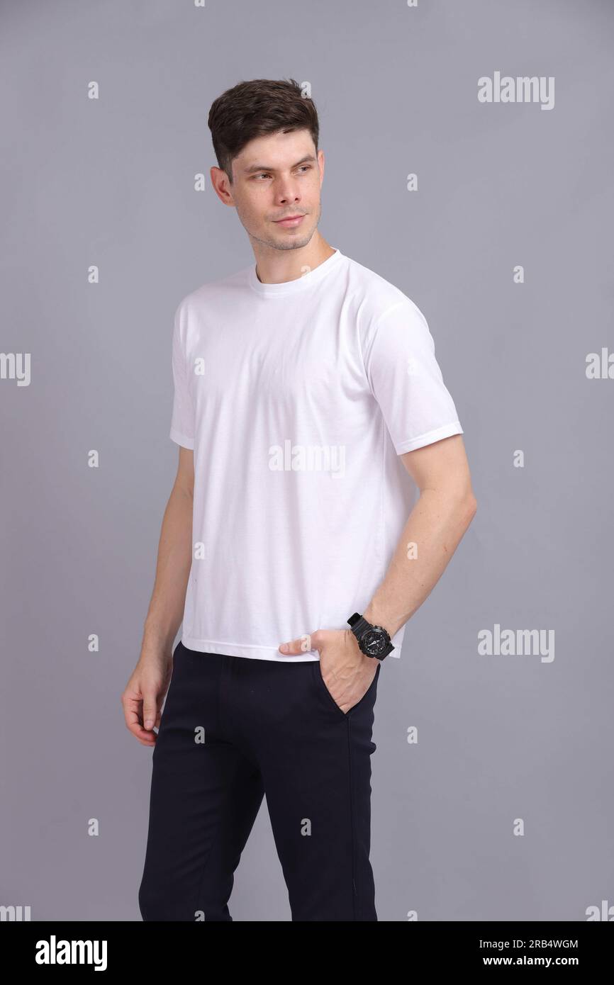 Male model displaying custom fashion hi-res stock photography and ...