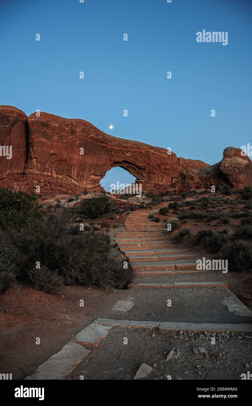 Moon arch hi-res stock photography and images - Alamy