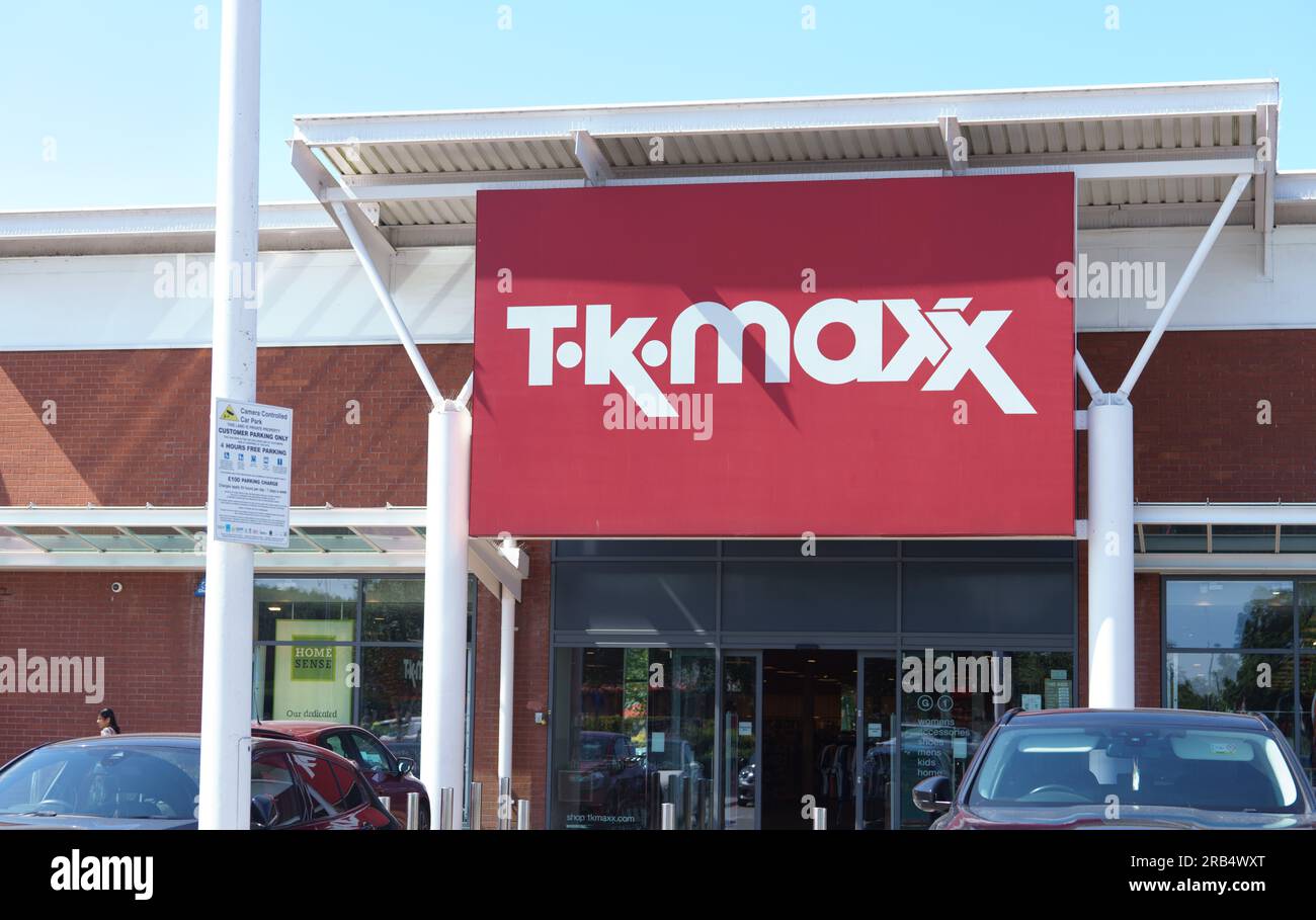 T.K.Maxx store signage Stock Photo - Alamy