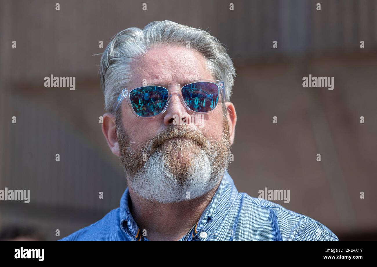 Tim Edwards, the father of Elle Edwards, outside Liverpool Crown Court ...