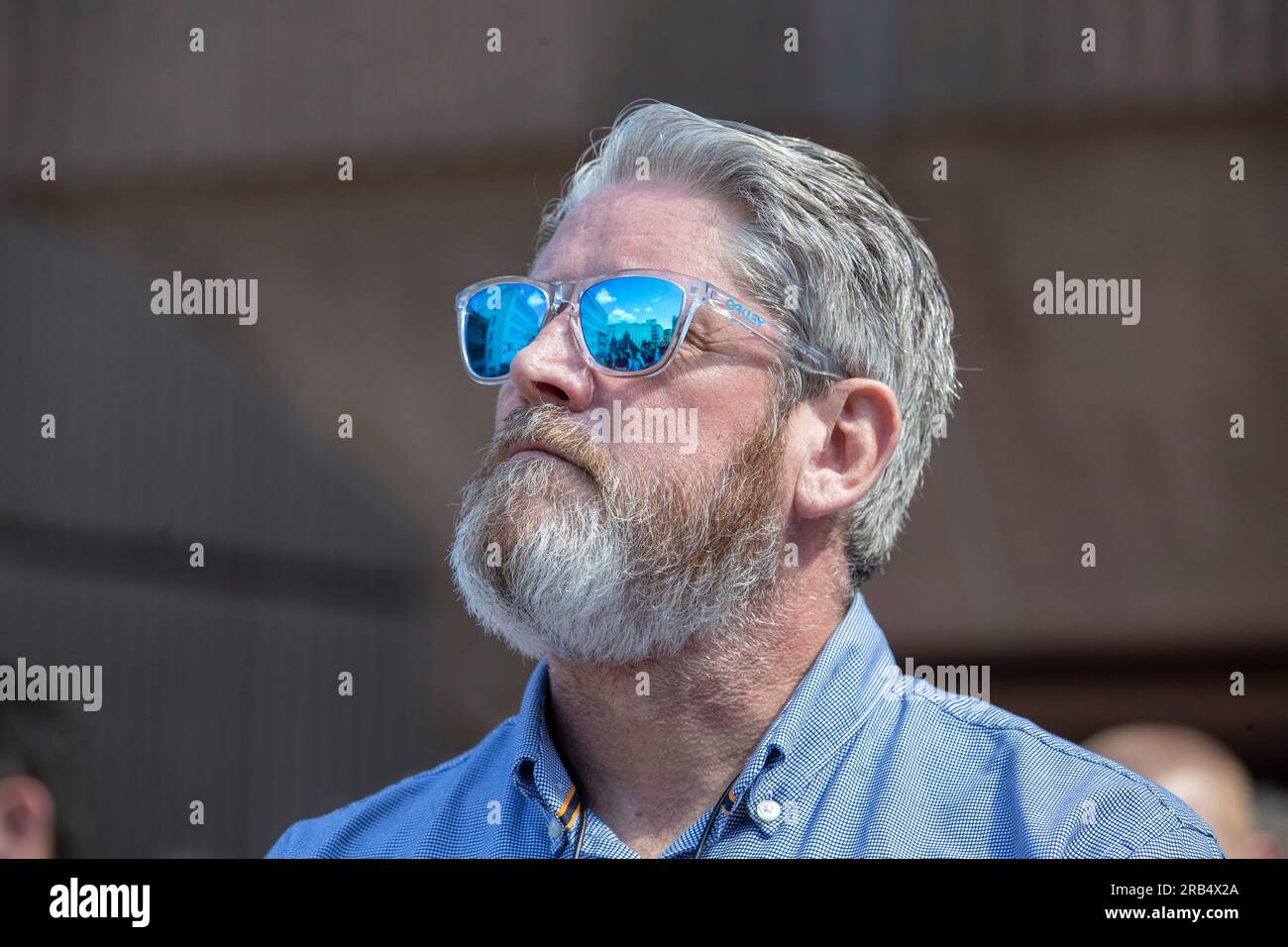 Tim Edwards, the father of Elle Edwards, outside Liverpool Crown Court ...