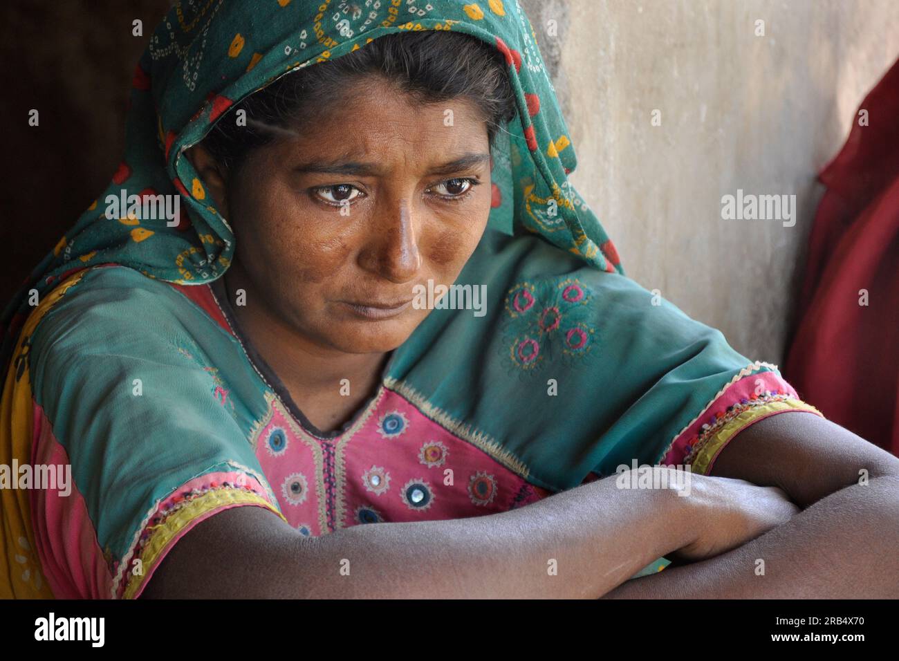 Gujarat. Rann of Kutch. Mengal tribe. woman Stock Photo - Alamy