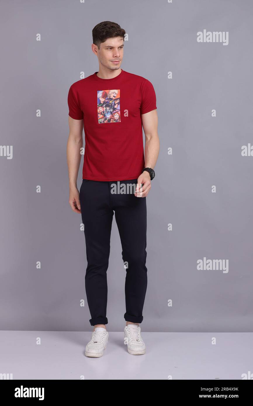 Male model displaying custom fashion hi-res stock photography and ...