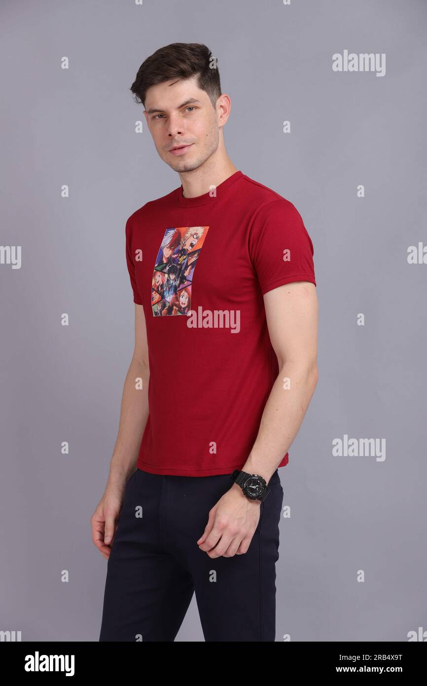 Male model displaying custom fashion hi-res stock photography and ...