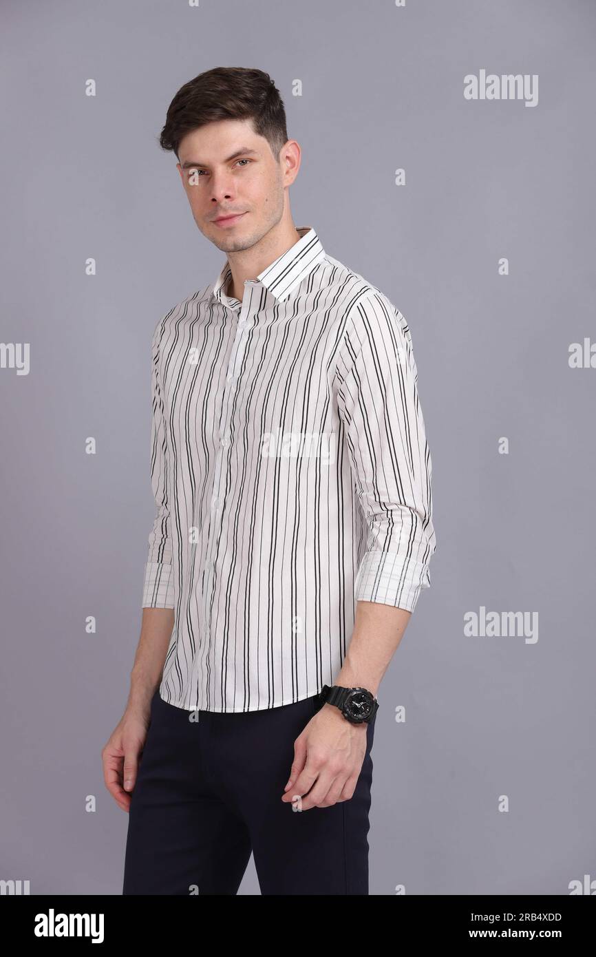 Fashion model with custom graphic tee hi-res stock photography and ...