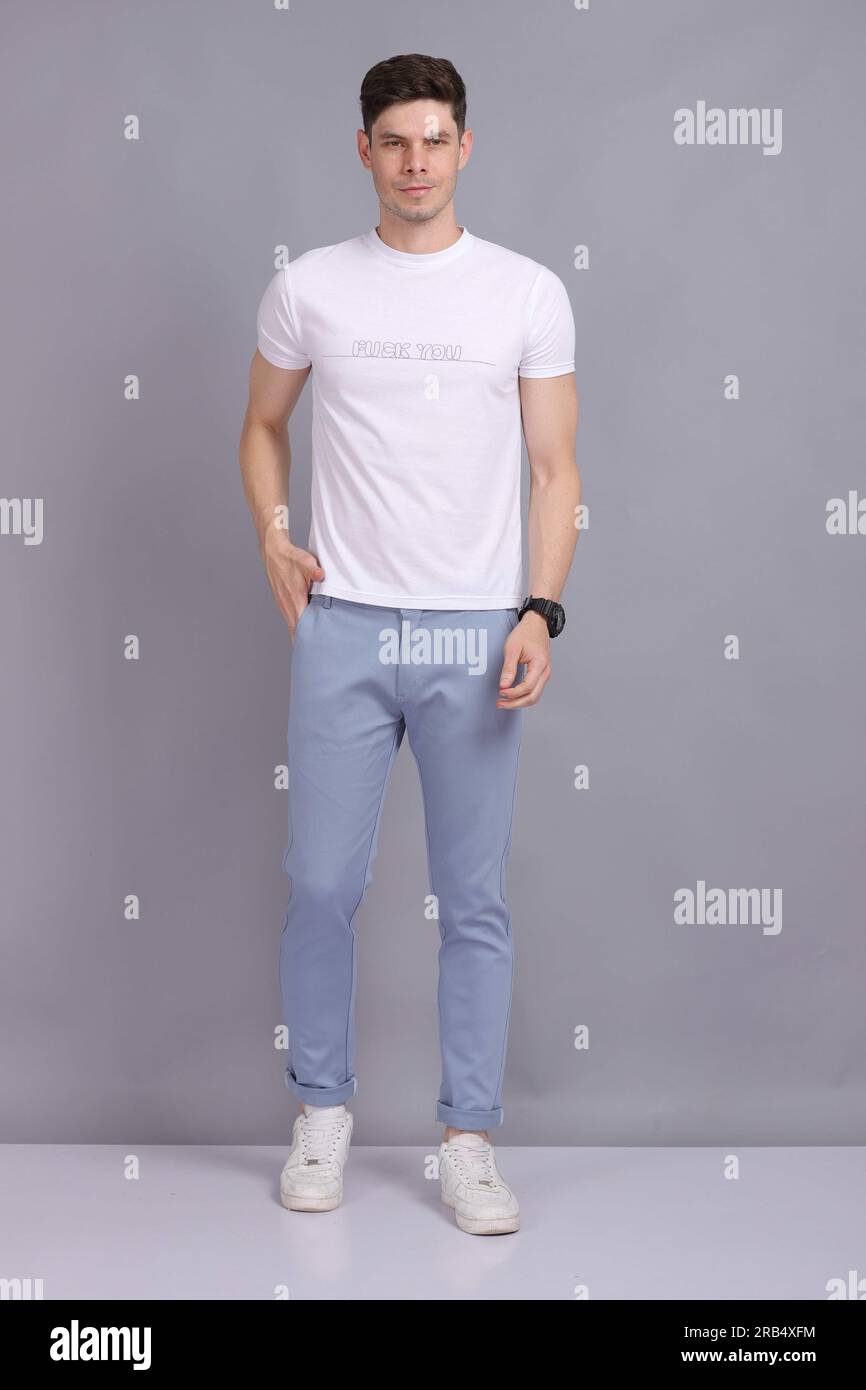 Male model displaying custom fashion hi-res stock photography and ...