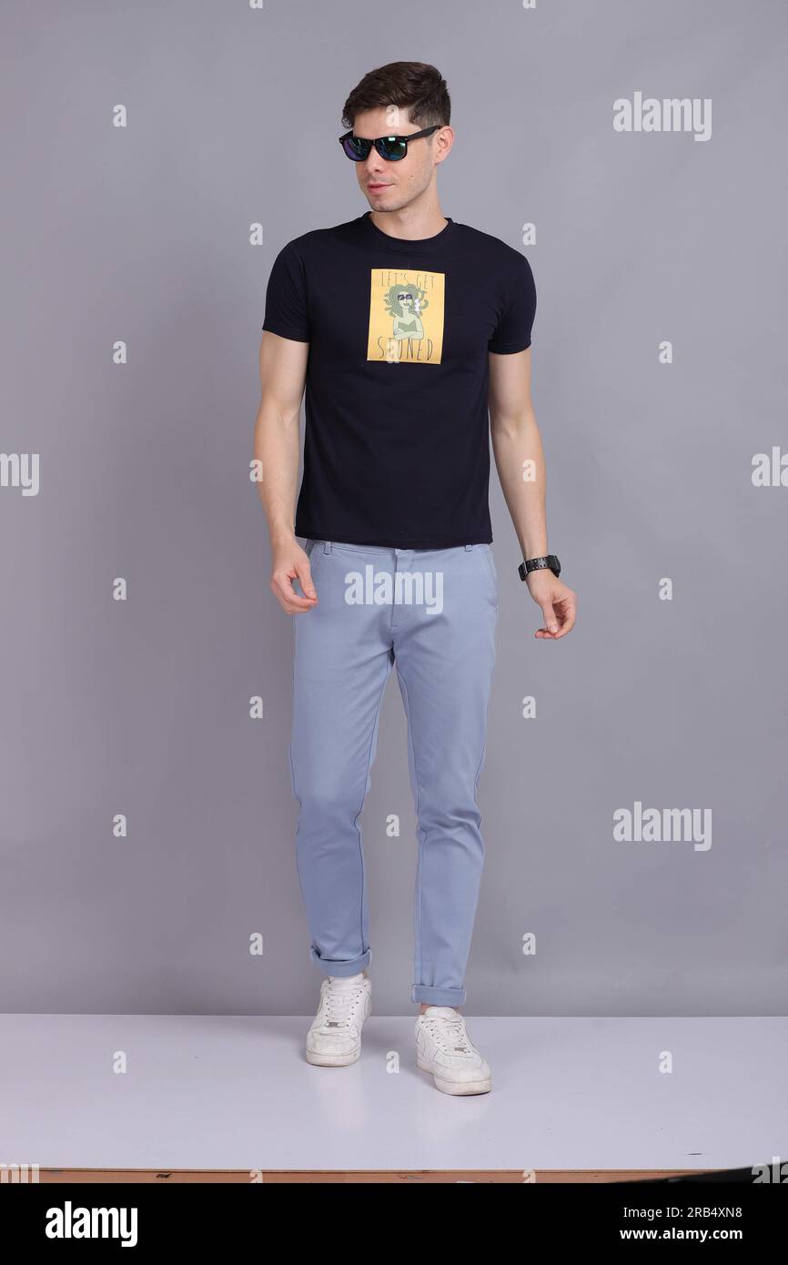 Male model displaying custom fashion hi-res stock photography and ...