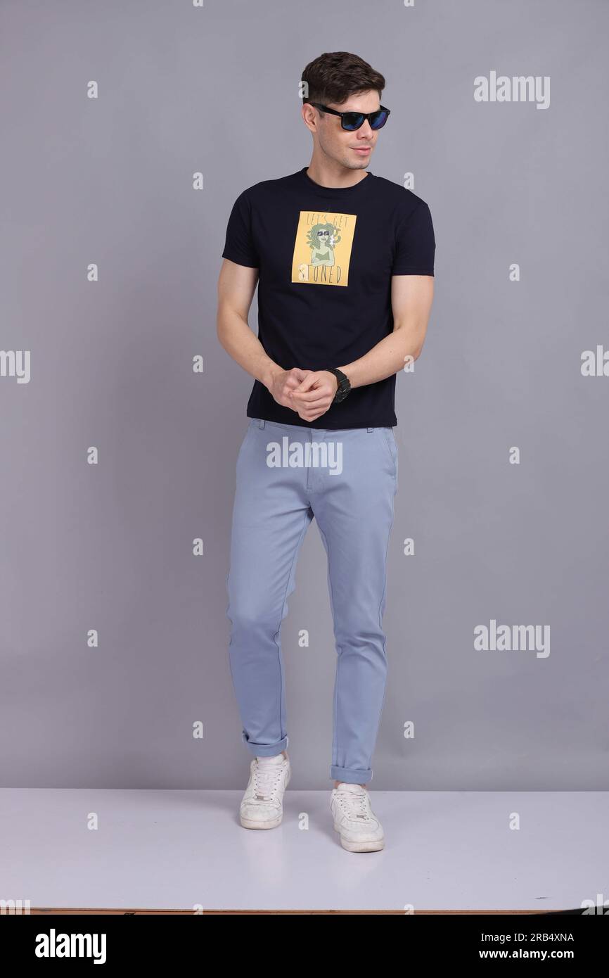 Male model displaying custom fashion hi-res stock photography and ...