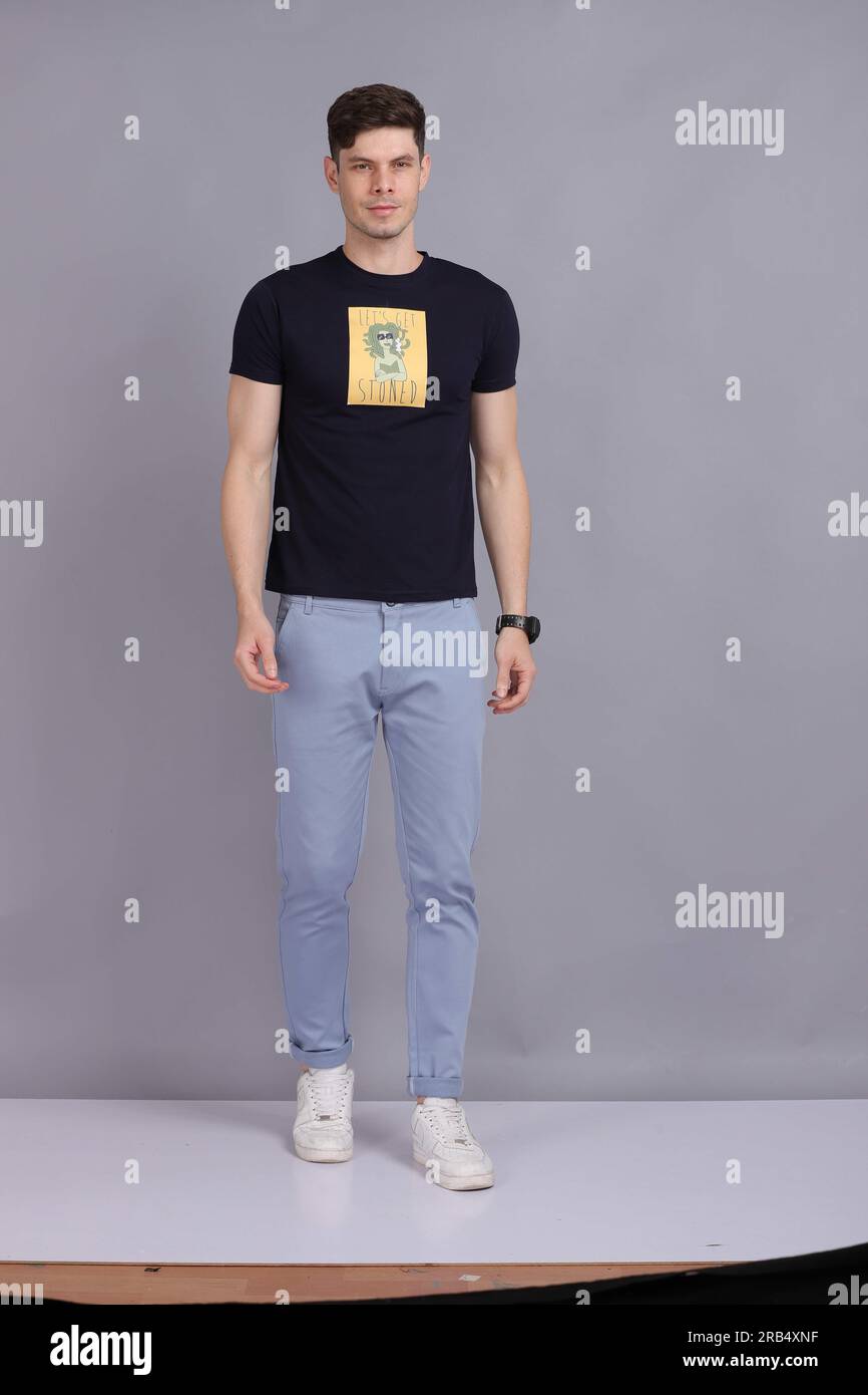 Male model displaying custom fashion hi-res stock photography and ...