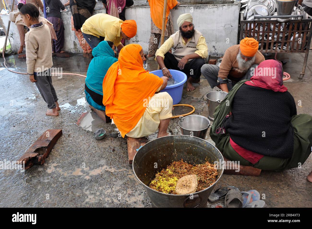 India. Punjab. Anandpur Shaib. daily life Stock Photo - Alamy